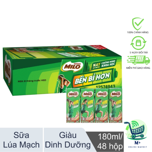 Thùng 48 hộp sữa nước Nestle Milo 180ml/ hộp | Shopee Việt Nam