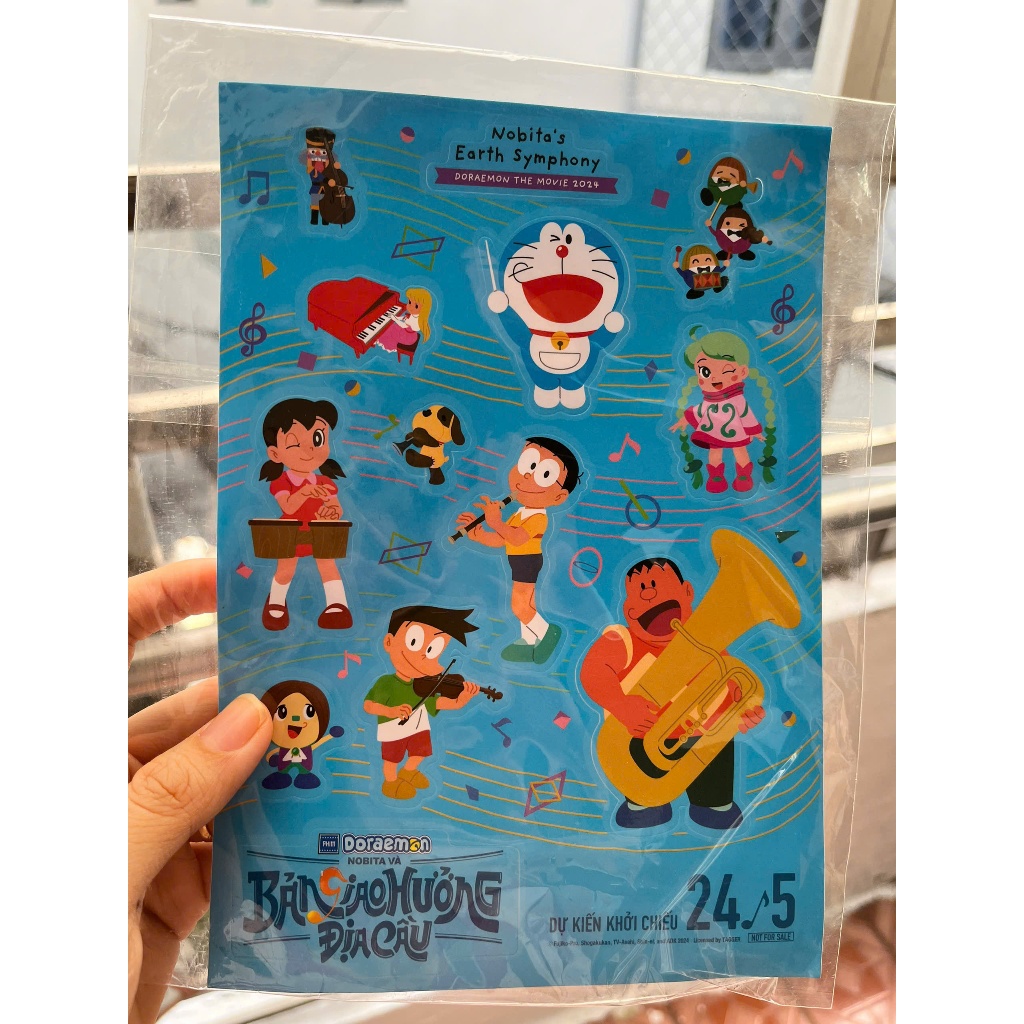 Sticker Doraemon Nobita và Bản Giao Hưởng Địa Cầu | Shopee Việt Nam