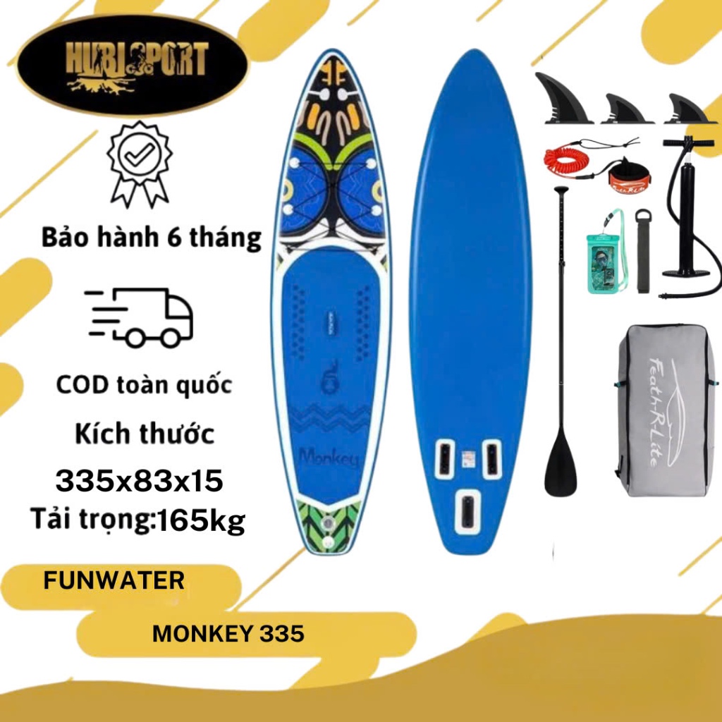 Monkey - 3m35 - FunWater - Thuyền SUP / Ván chèo đứng bơm hơi | Shopee ...