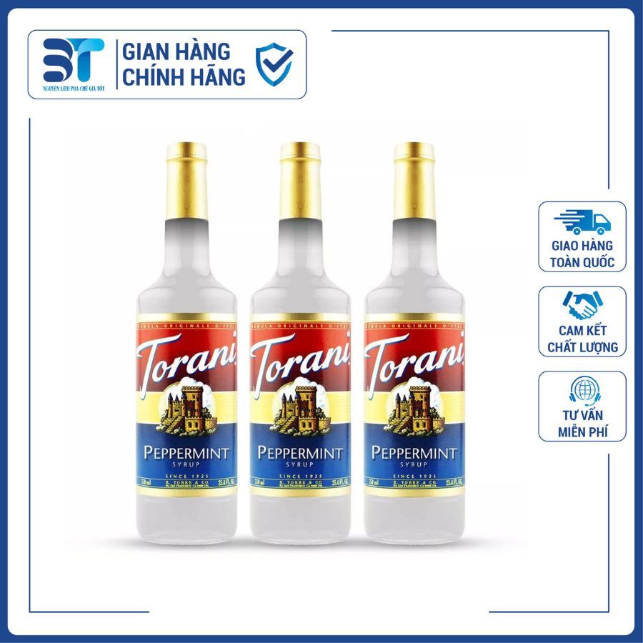 Siro/ Syrup Vị Bạc Hà Trắng TORANI Mojito Mint - Chuyên Pha Chế - 750ml ...