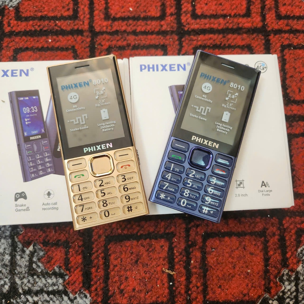 Điện thoại bàn phím PIXEN 8010 4G 2sim 2 sóng - Màn 2.8 - Pin 2650mah - ghi âm cuộc gọi - Đọc ...