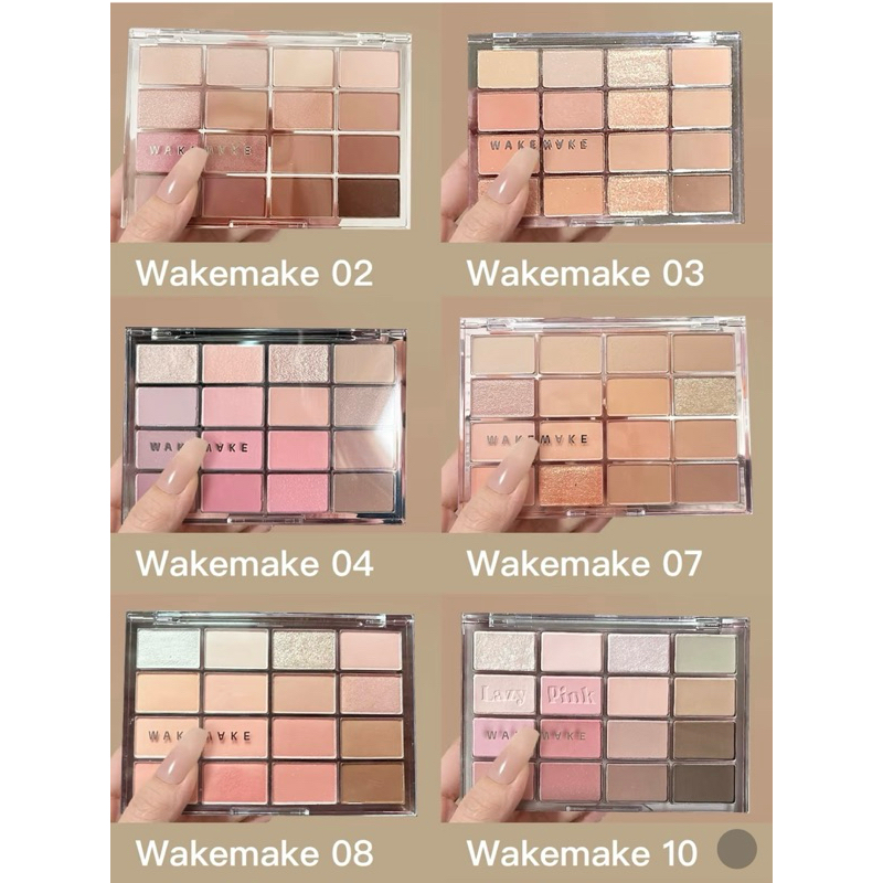 Bảng Mắt 16 Ô Wakemake Soft Blurring Eye Palette ( date 2027) | Shopee Việt Nam