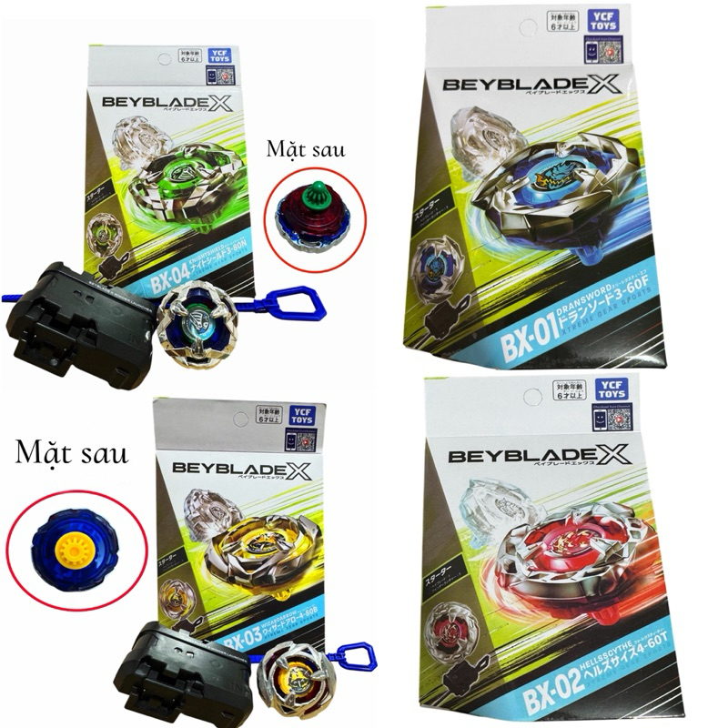 Đồ chơi con quay Beyblade X, chất liệu kim loại và nhựa cho bé ...