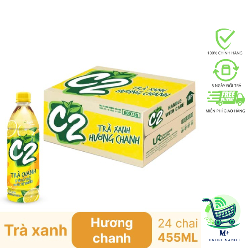 Thùng 24 chai trà xanh C2 455ml (ĐỦ VỊ) | Shopee Việt Nam