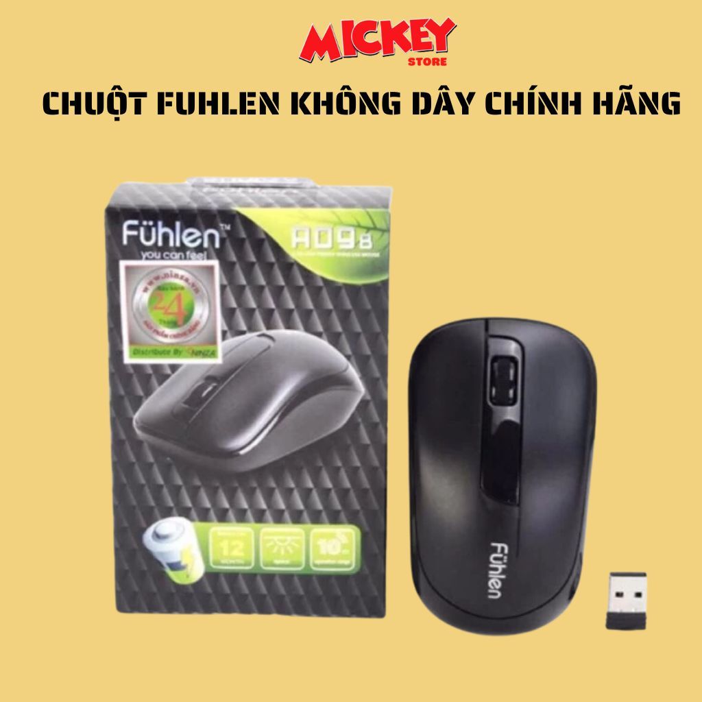 Chuột không dây bluetooth Fuhlen A09B chính hãng hàng nhập khẩu - bảo ...