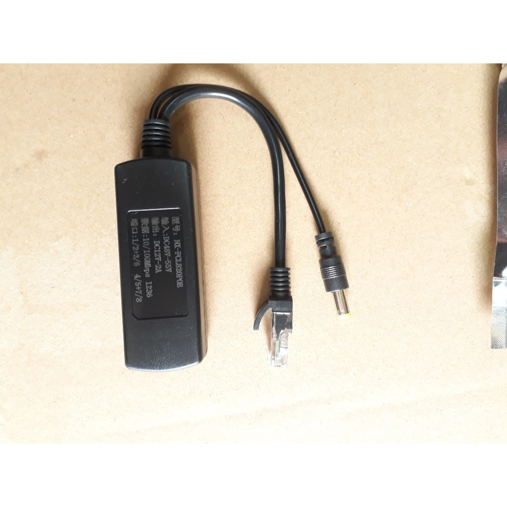 Splitter poe 48V-12V, Splitter poe 48V-5V, Splitter 12V, Tách POE 12V ...