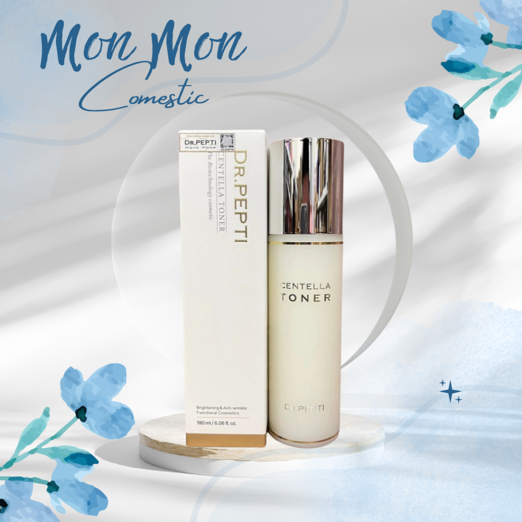 Nước Hoa Hồng Dưỡng Da - Cấp Ẩm & Căng Bóng -Dr.Pepti Centella Toner Ex ++ 180ml | Shopee Việt Nam