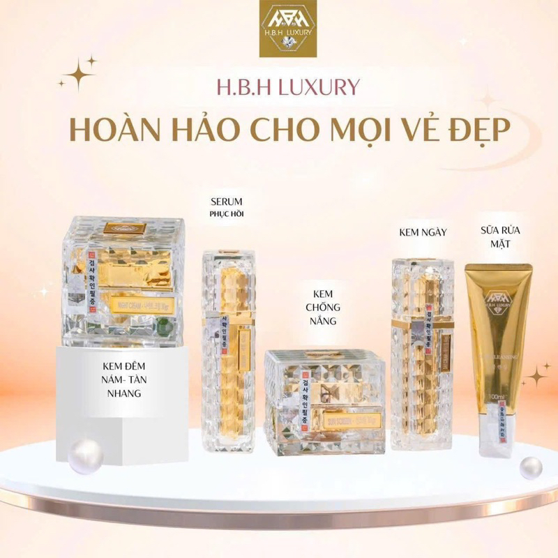Bộ Kem Nám Cao Cấo HBH Luxury Chính Hãng | Shopee Việt Nam