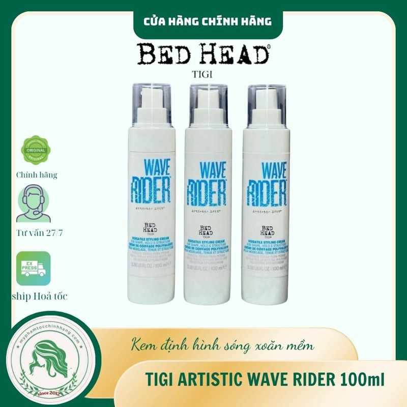 Kem Định Hình Sóng Xoăn Artistic Tigi Wave Rider 100ml | Shopee Việt Nam