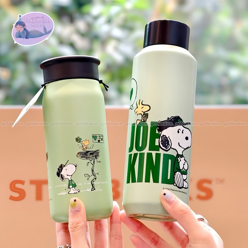 [Authentic Only] STARBUCKS + PEANUTS BÌNH GIỮ NHIỆT STAINLESS STEEL ...