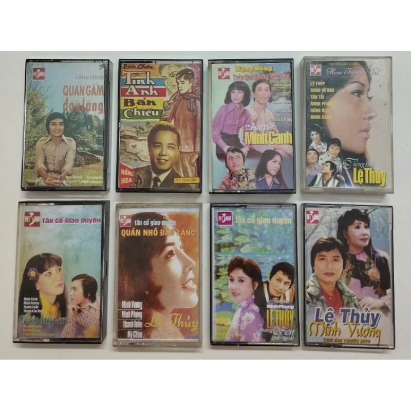 combo 8 băng cassette Tân Cổ giao duyên hay | Shopee Việt Nam