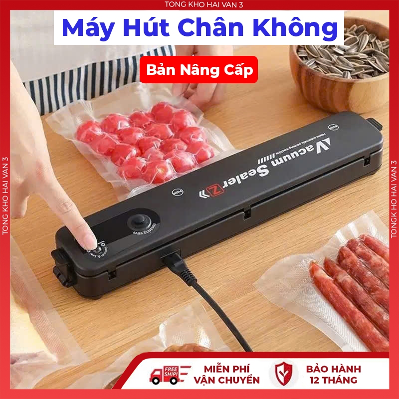 Máy Hút Chân Không, Máy Hàn Miệng Túi Thực Phẩm, Tặng Kèm 10 Túi Hút ...