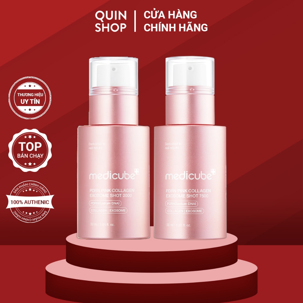 Tinh Chất Trẻ Hóa, Căng Bóng Da Medicube PDRN Pink Collagen Exosome Shot 2500, 7500 | Shopee ...