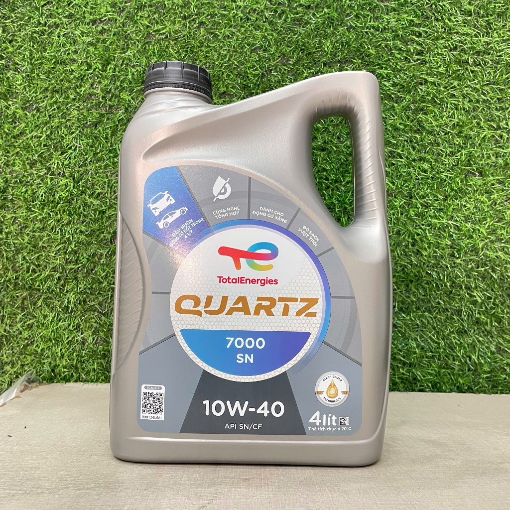 [Hàng Chính Hãng] Dầu Động Cơ Xăng Total Quartz 7000 API SN/CF 10W-40 ...