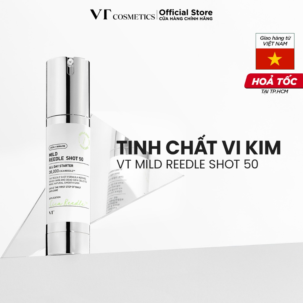 [VT Cosmetics] Tinh chất vi kim MILD REEDLE SHOT 50 | Shopee Việt Nam