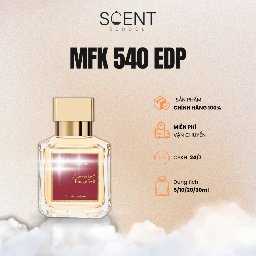 [Mẫu thử 10ml] MFK 540 EDP | Nước Hoa Nữ | Scent.school | Shopee Việt Nam