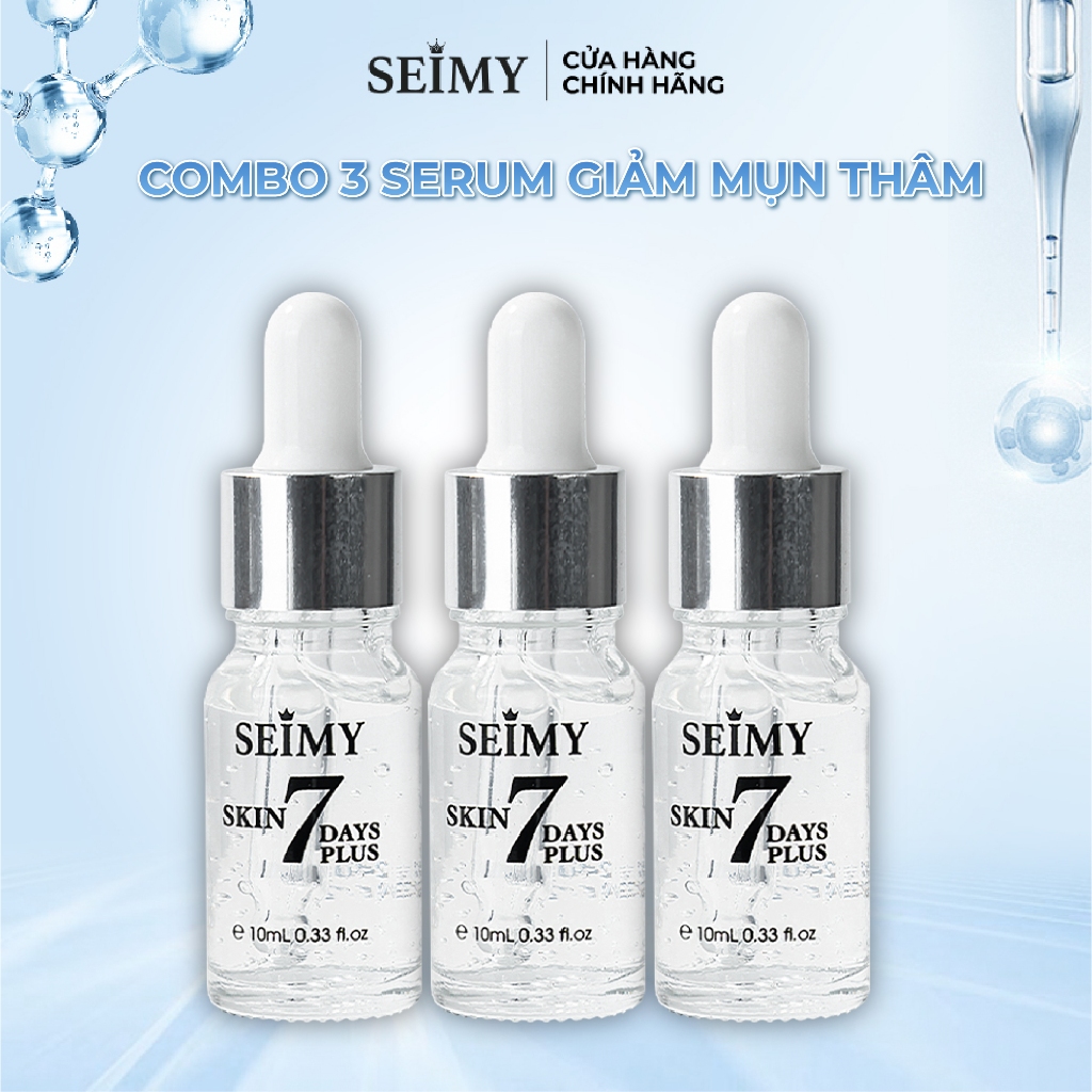 Combo 3 Chai Serum Mụn Thâm Seimy - Skin 7 Days Plus | Shopee Việt Nam