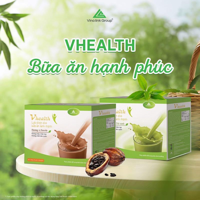 Bữa ăn dinh dưỡng Vhealth. Hỗ trợ tăng sức đề kháng | Shopee Việt Nam