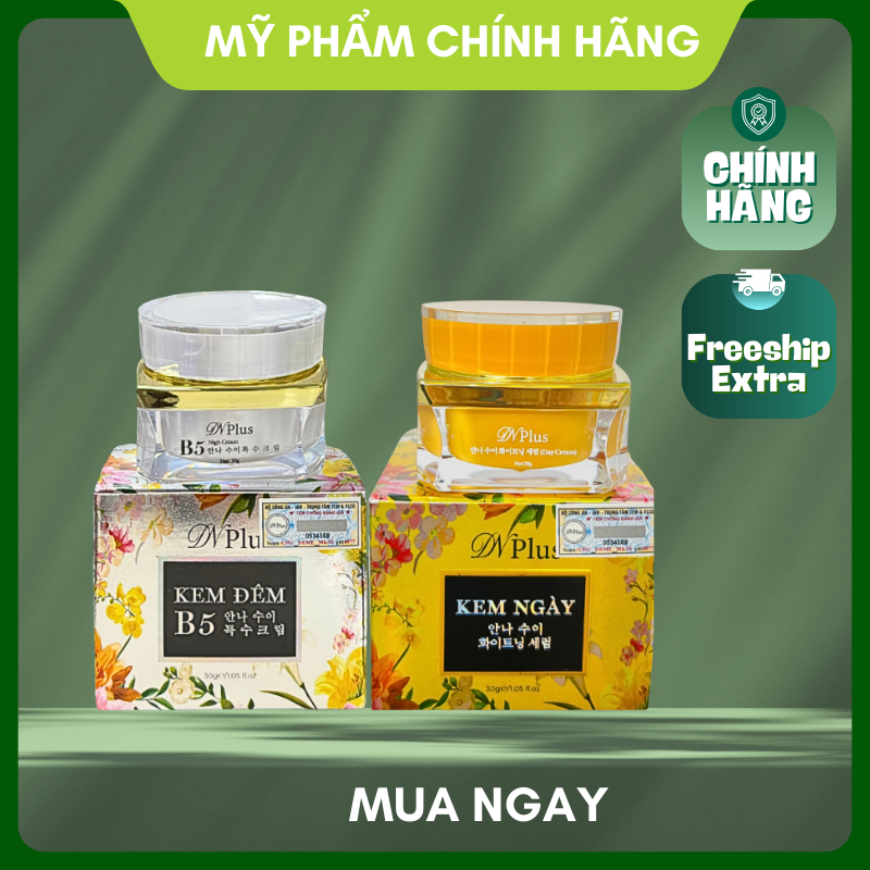 Combo Kem Dưỡng Ngày Và Đêm Dn Plus Dưỡng Ẩm, Phục Hồi Da Dn Plus Cấp ...