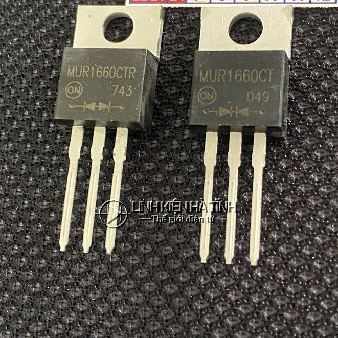 cặp MUR1660CTR MUR1660CT MUR1660 1660CT 1660 16A 600V diode xung đôi ...