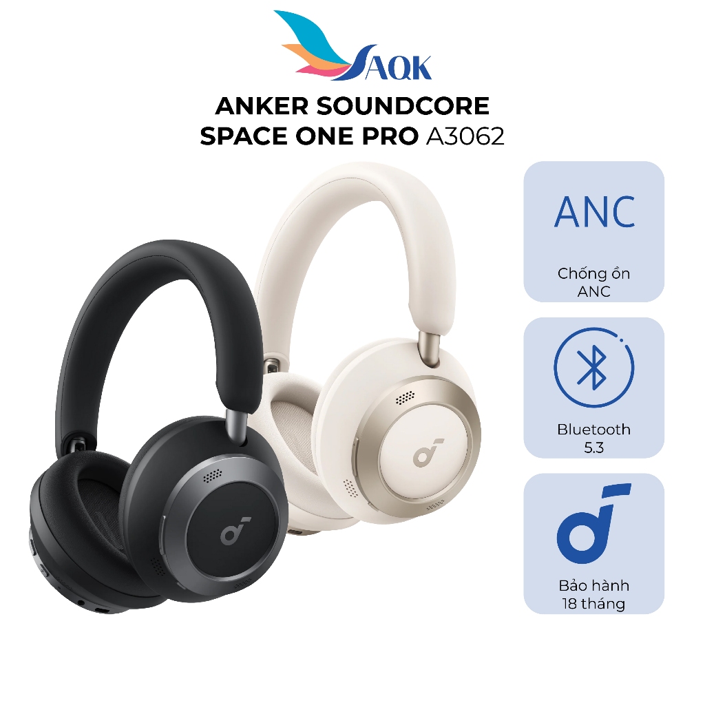 Tai nghe chụp tai Bluetooth Anker Soundcore Space One Pro A3062 - Hàng chính hãng | Shopee Việt Nam