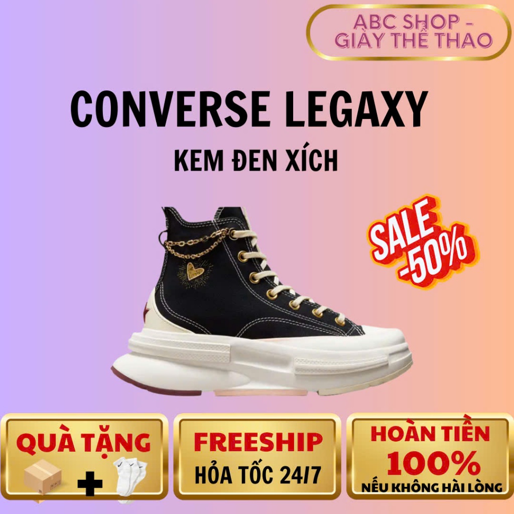Giày converse Run Star Legacy CX Platform Gold Chain (full box ...
