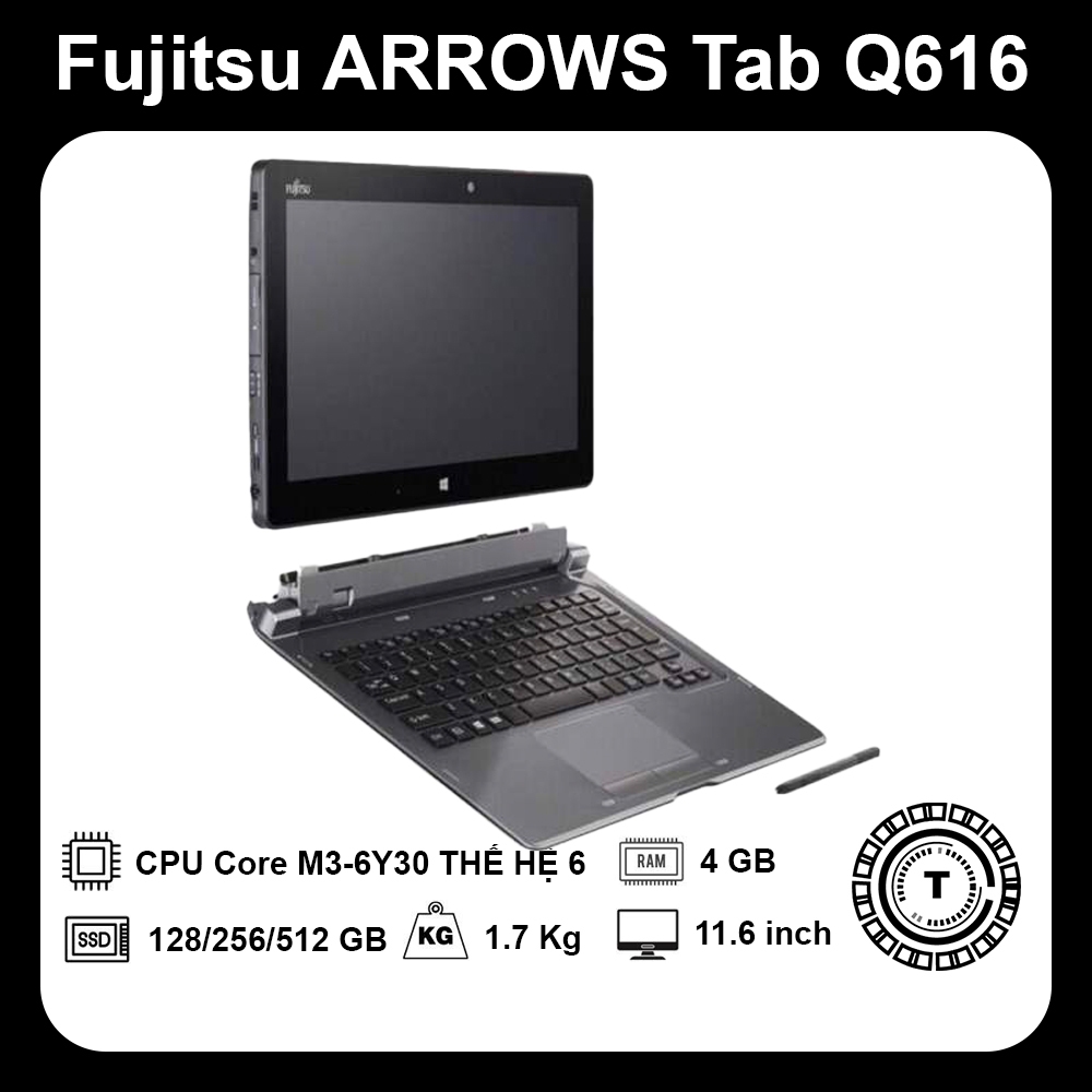 [HÀNG LỖI - THANH LÝ] Máy tính bảng Fujitsu ARROWS Tab Q616 | Core m3 ...
