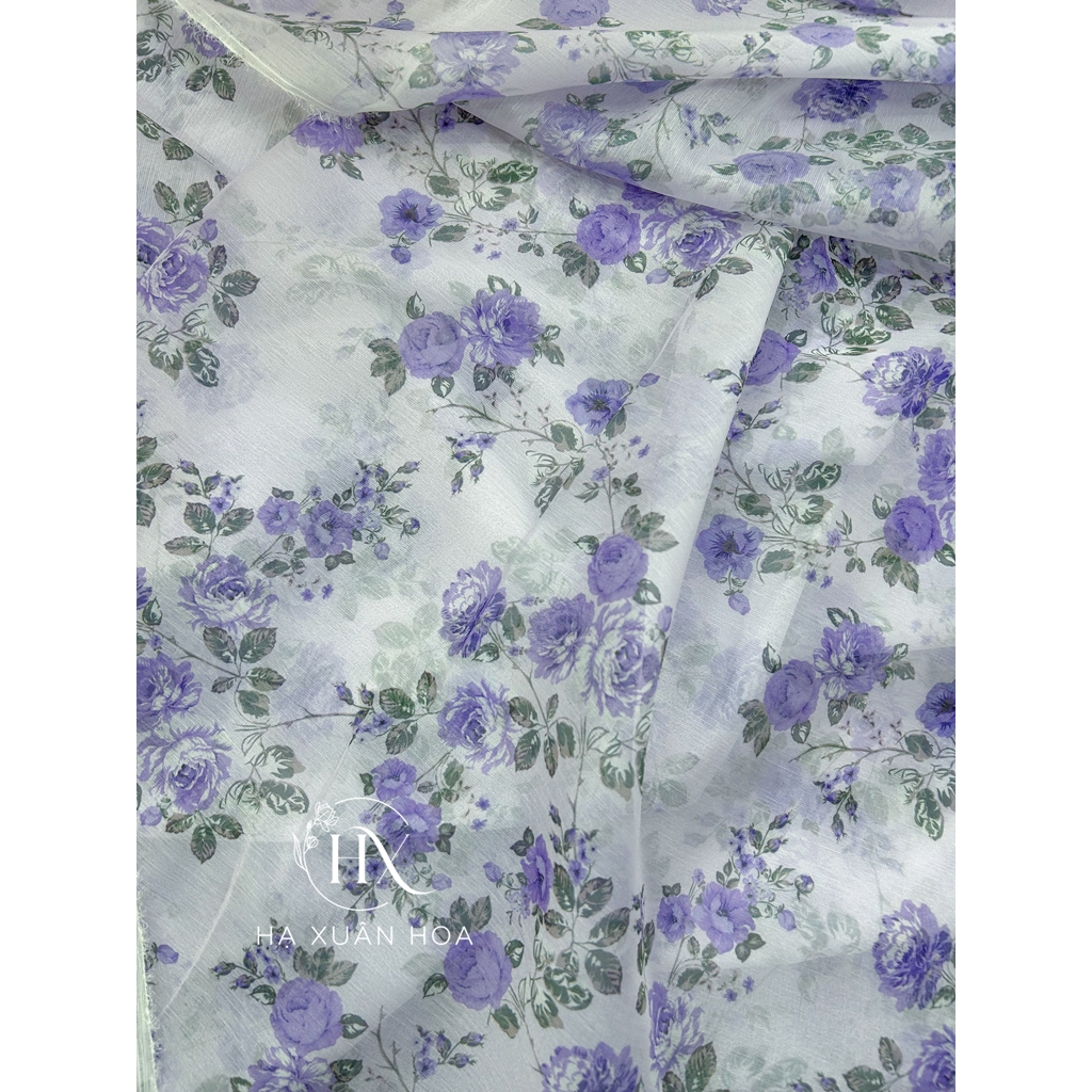 Tơ hoa hồng tím Hạ Xuân Hoa | Shopee Việt Nam