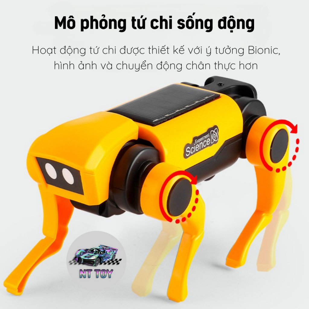 Robot Chó Năng Lượng Mặt Trời – Đồ Chơi Khoa Học Thông Minh Cho Bé ...