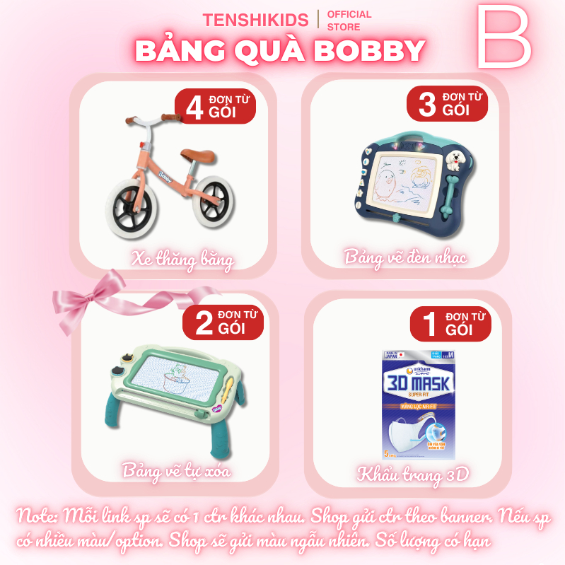 [GIFT KO BÁN] QUÀ TẶNG BOBBY - B | Shopee Việt Nam