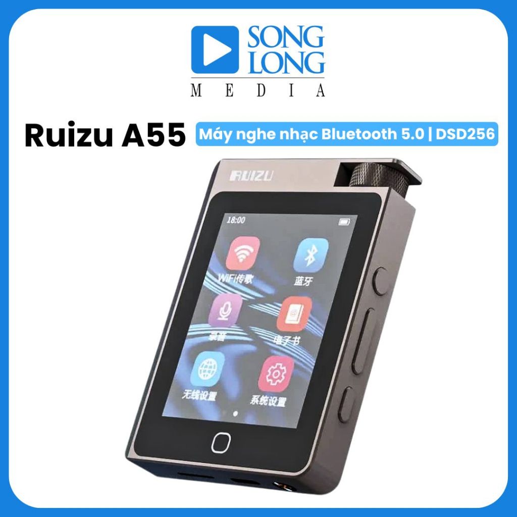 Máy nghe nhạc Hi-Fi Ruizu A55 (16GB) - Chính hãng phân phối | Shopee ...