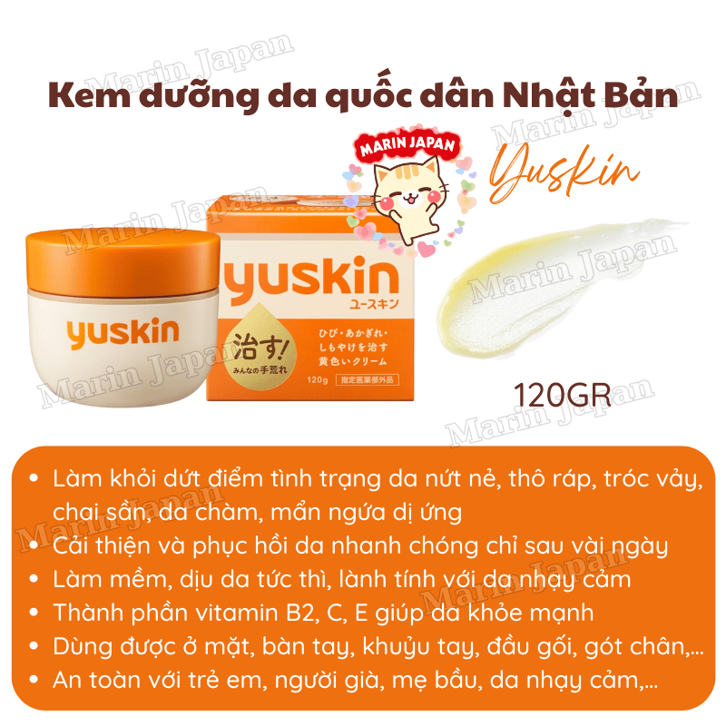 KEM HỖ TRỢ NỨT NẺ, CHÀM NGỨA YUSKIN A 120 GRAM SỐ 1 NHẬT BẢN | Shopee Việt Nam