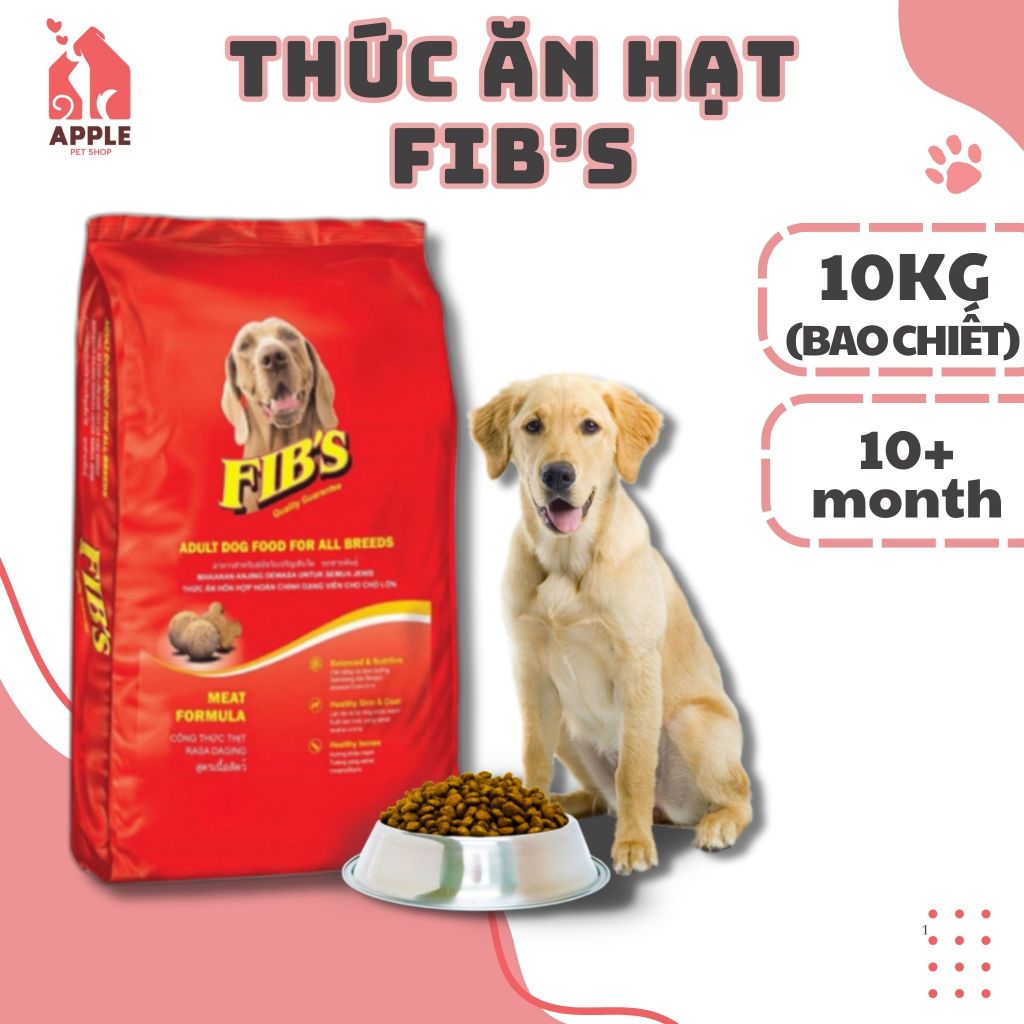 Fib's - 10kg chiết - Thức ăn hạt cho chó trưởng thành | Shopee Việt Nam