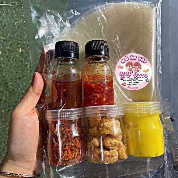 Set Bánh tráng phơi sương muối tép hành bơ (100g bánh) | Shopee Việt Nam