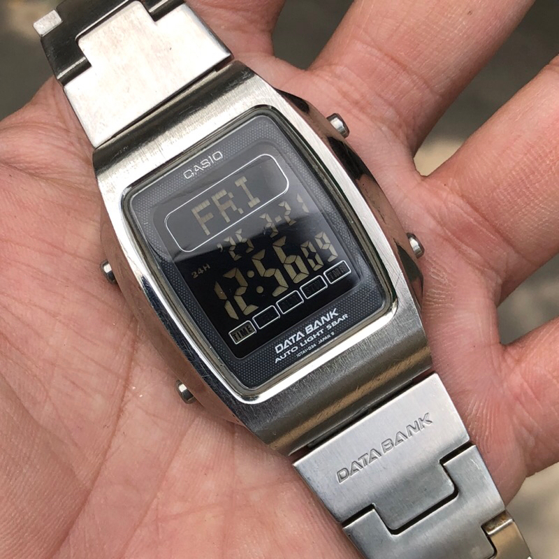 Đồng hồ Nam Casio Databank DB-100 full thép | Shopee Việt Nam