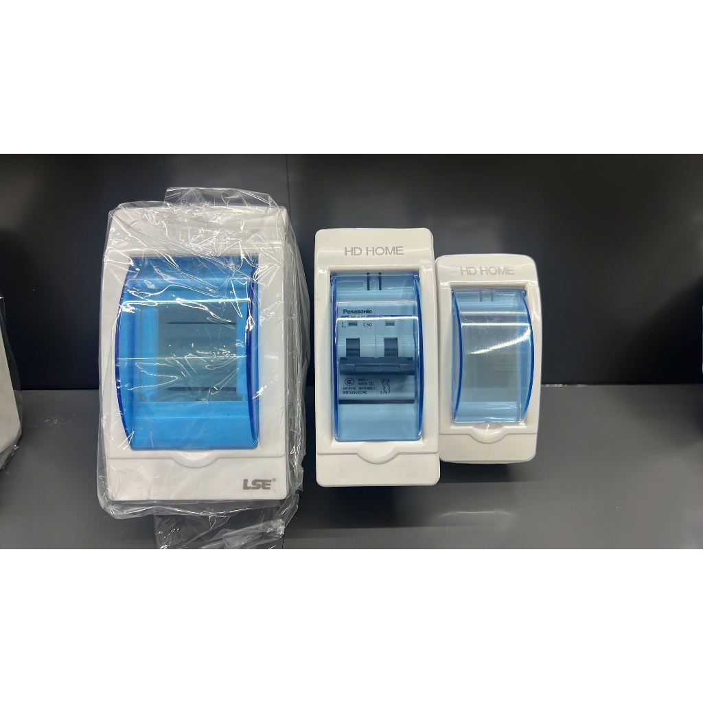 Hộp đựng atomat CB cóc, CB tép đôi 2P MCB 2P chống giật 2P, CB 3P có ...