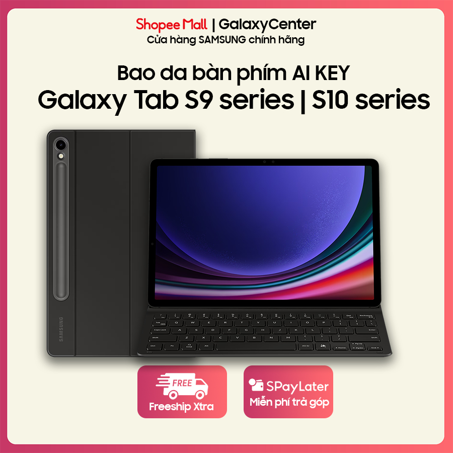 Bao da bàn phím dùng cho Galaxy Tab S9 | S9+ S9FE+ S10+ | S10 Ultra, S9 Ultra - bản Slim - Hàng ...