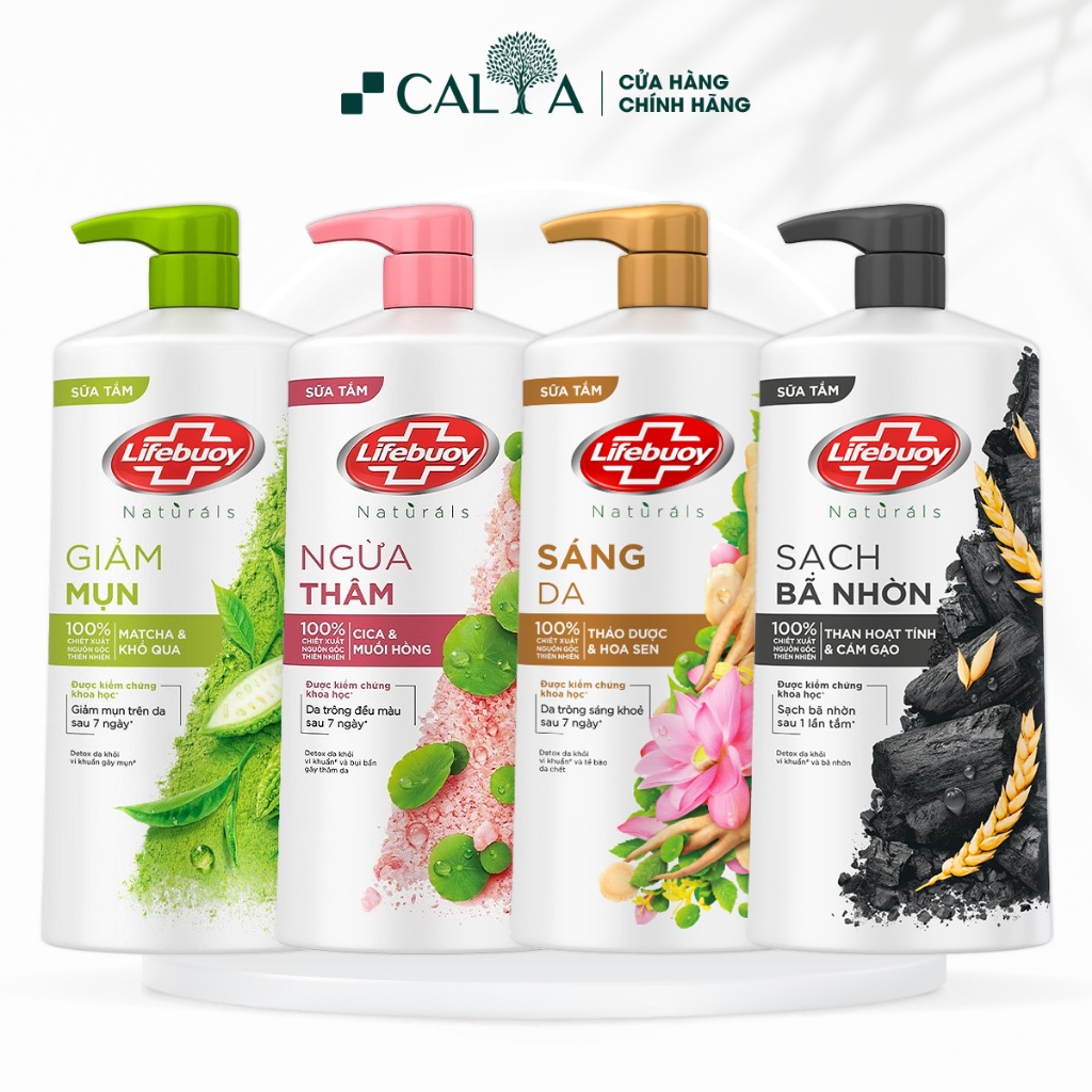 Sữa Tắm Lifebuoy Giúp Sạch Sâu, Detox Cho Da, Giảm Mụn, Chiết Xuất ...