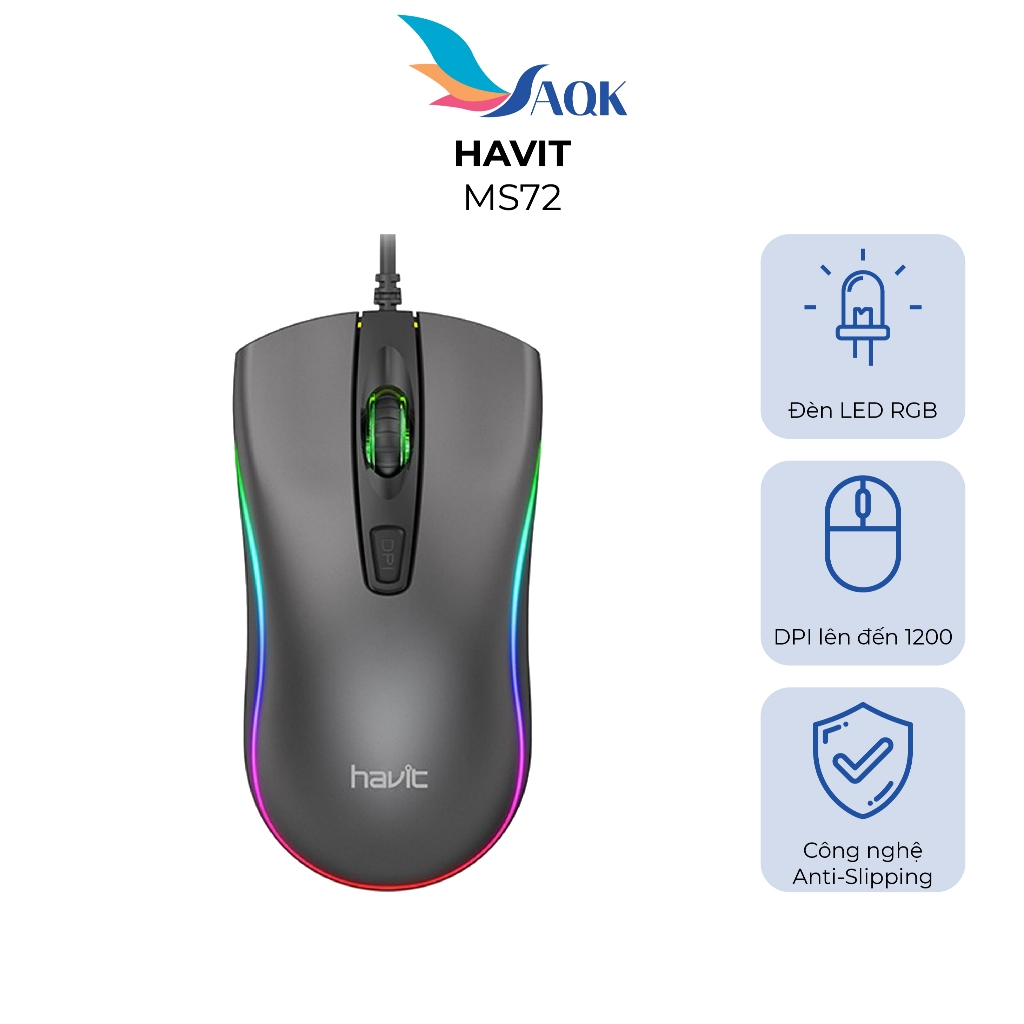 Chuột có dây Gaming Havit MS72 - Hàng chính hãng | Shopee Việt Nam