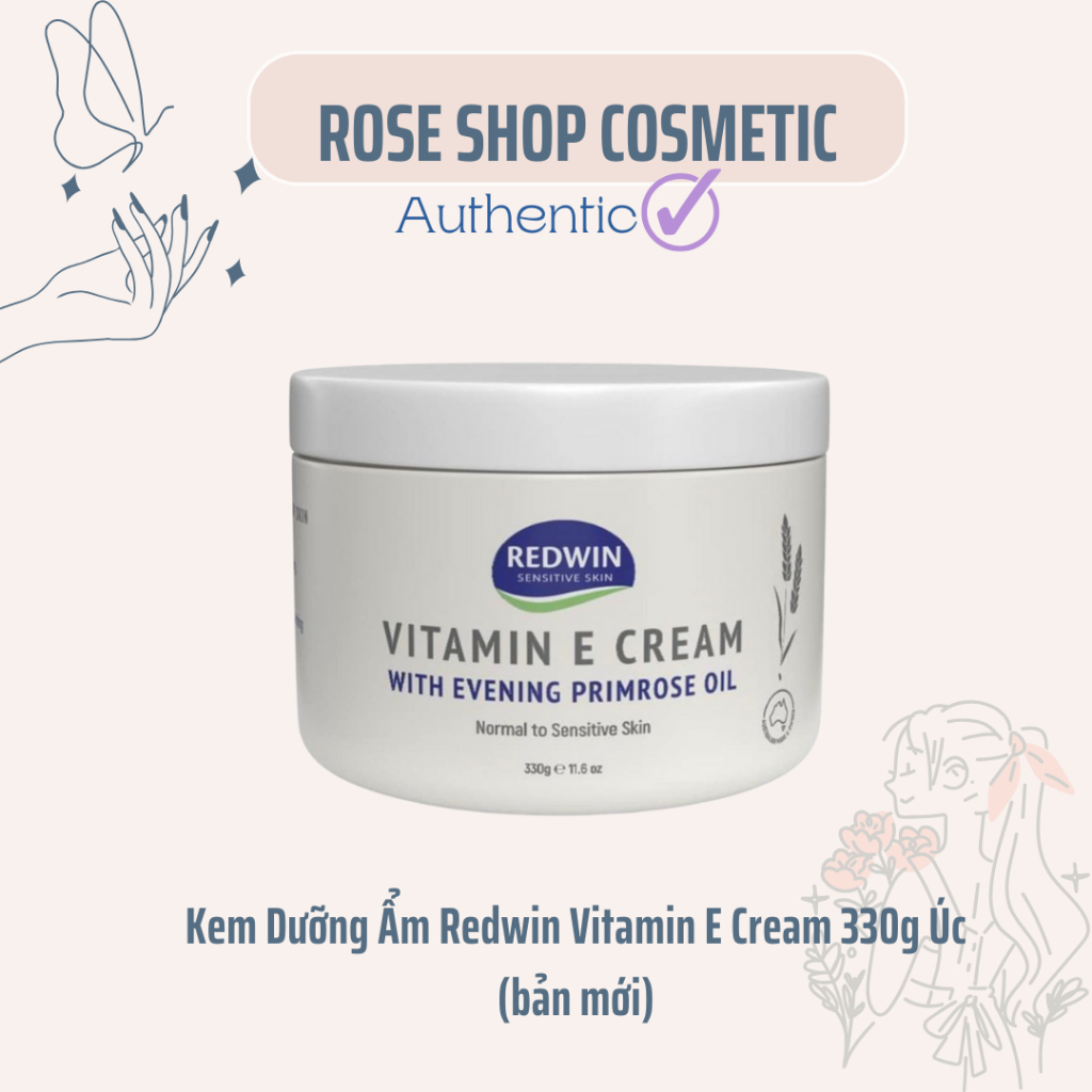 Kem Dưỡng Ẩm Redwin Vitamin E Cream 330g Úc bản mới , Dưỡng Da Mặt Và ...