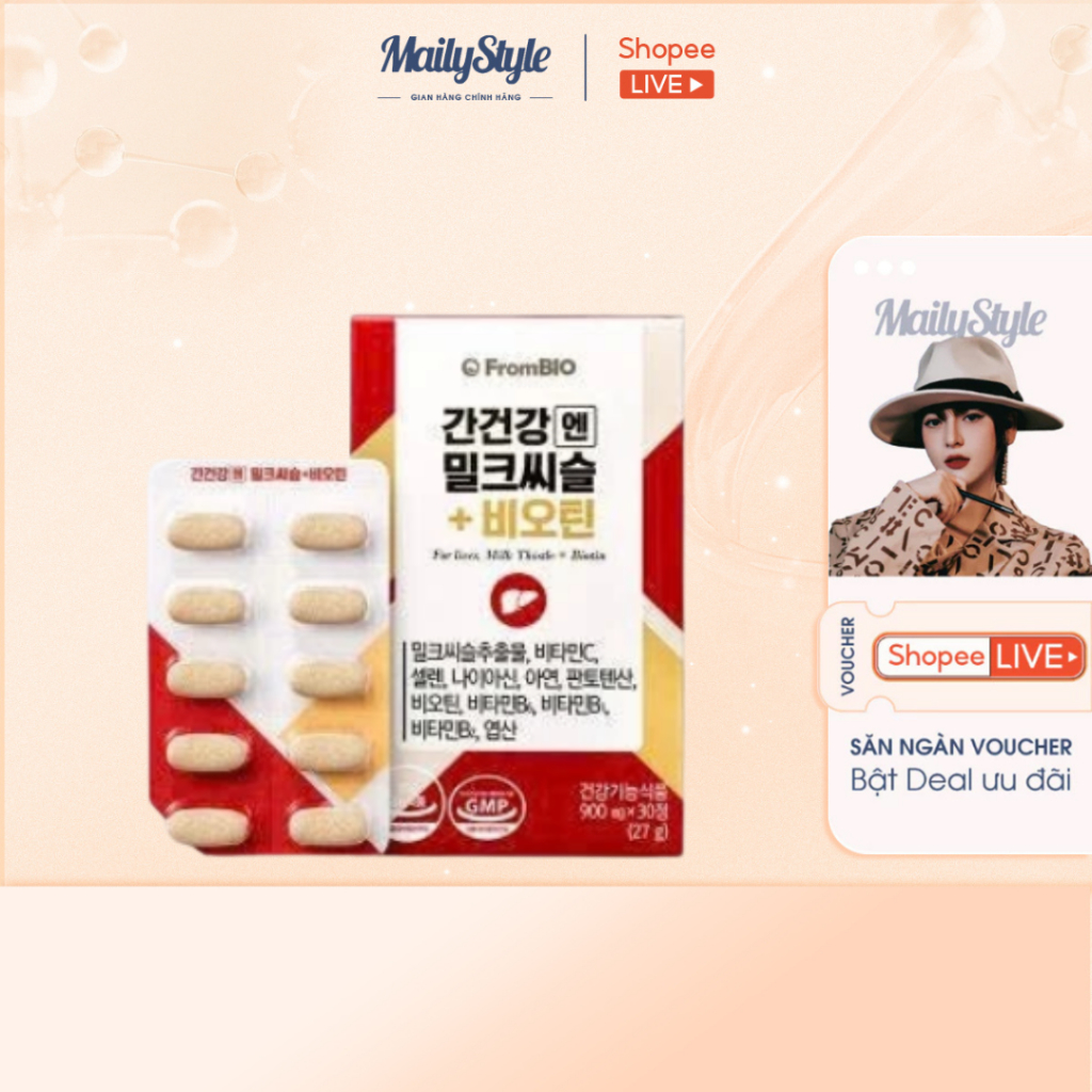 M26_ Viên Uống Dành Cho Gan For Liver, Milk Thistle + Biotin From Bio ...
