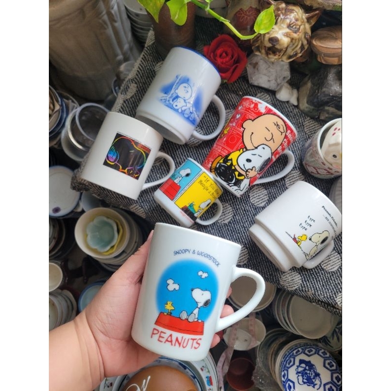 Ly cốc SNOOPY dễ thương đủ kích thước 2hand Nhật bản | Shopee Việt Nam