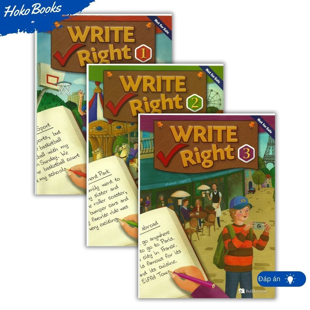Bộ sách Write Right – 3 cuốn ( Sách luyện viết) | Shopee Việt Nam