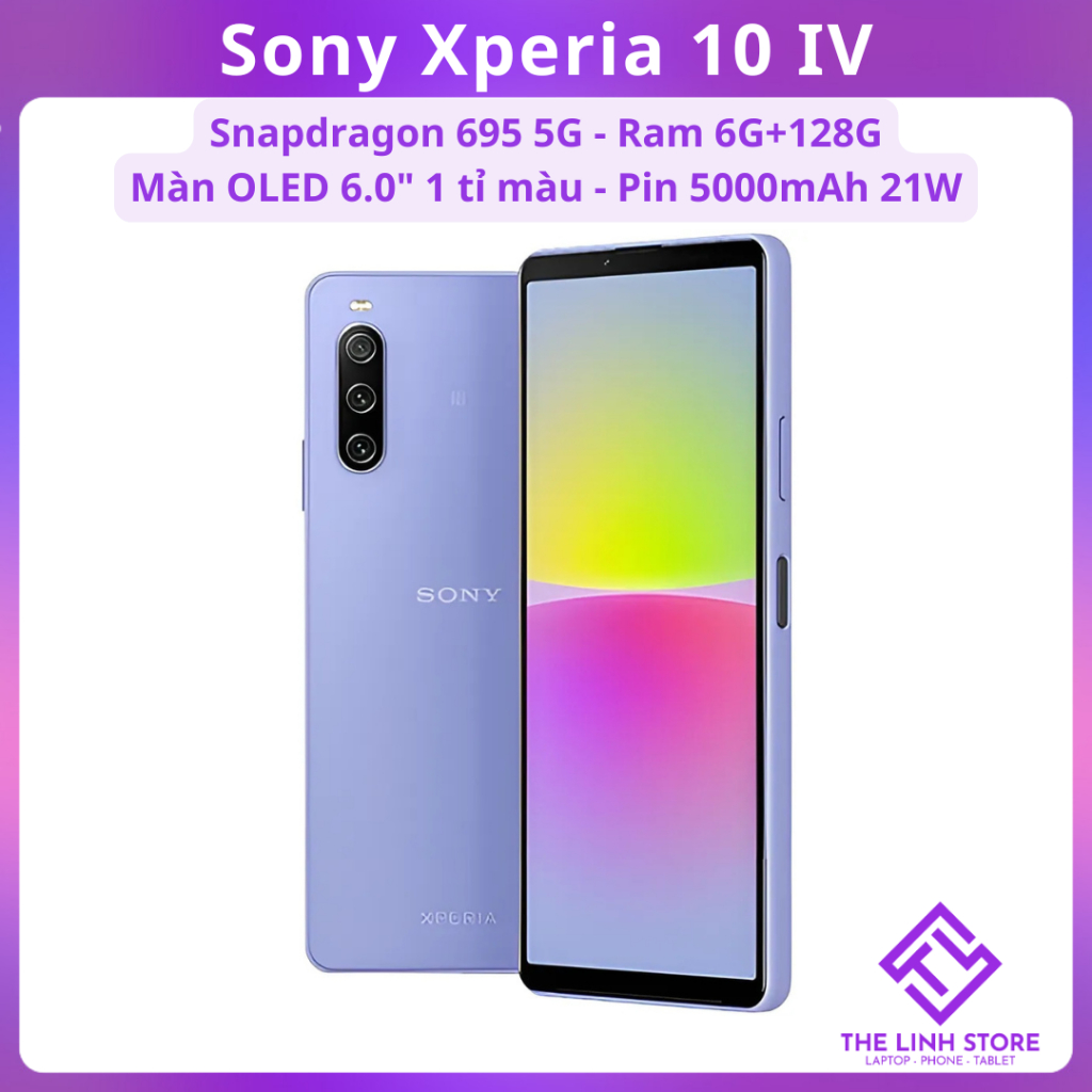 Điện thoại Sony Xperia 10 IV (X10 mark 4) màn OLED 6.0 inch - Ram 6G ...