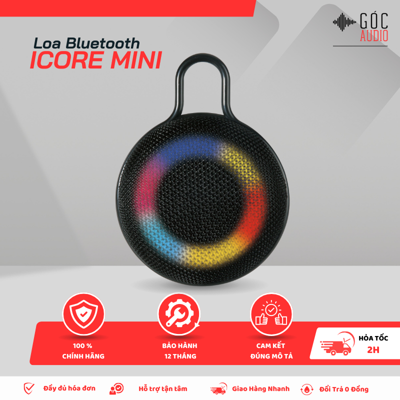 LOA BLUETOOTH ICORE MINI - THIẾT KẾ NHỎ GỌN - CHỐNG NƯỚC IPX4 - GÓC ...