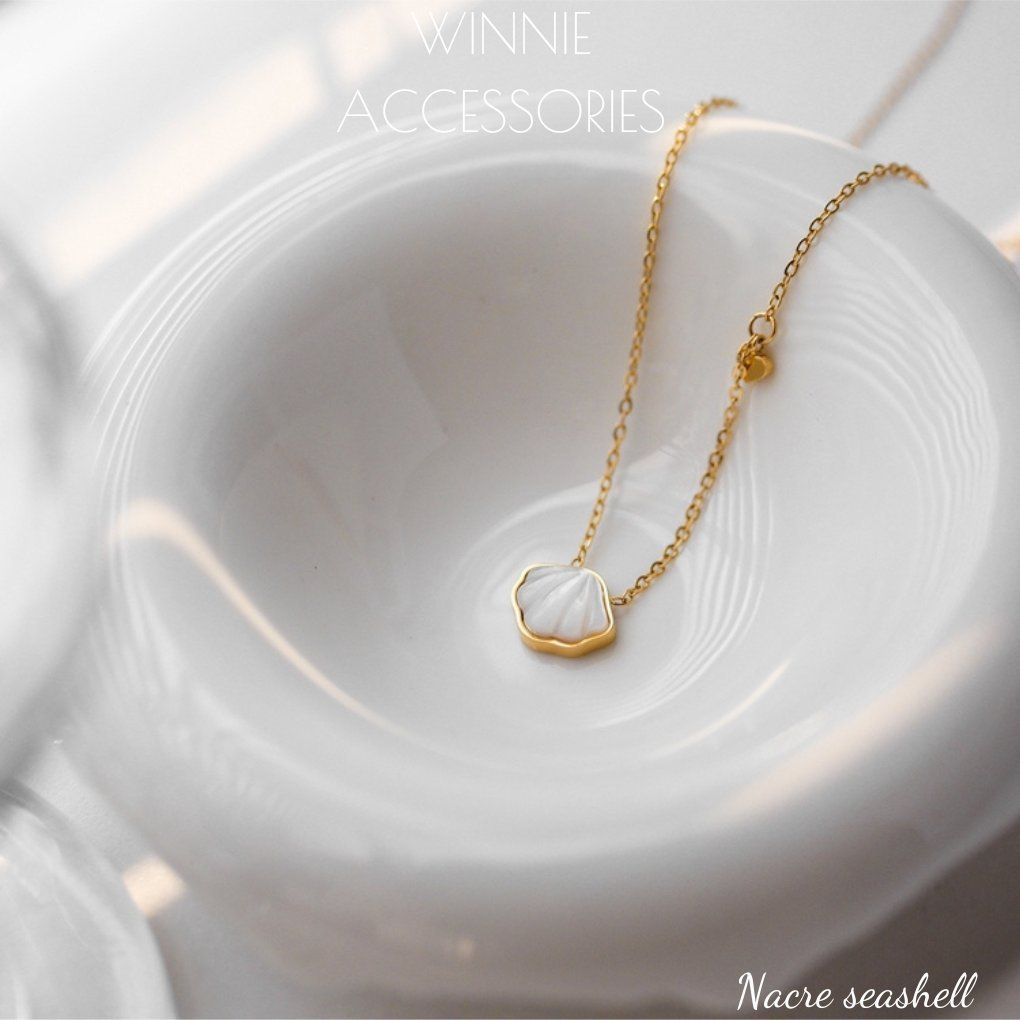 Dây chuyền nữ Titan Nacre seashell | Shopee Việt Nam