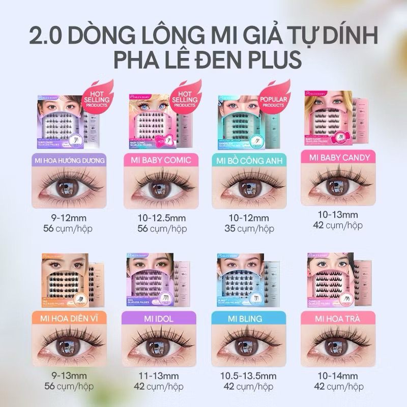[MLEN] Mi giả Mlen Diary có sẵn keo | Shopee Việt Nam