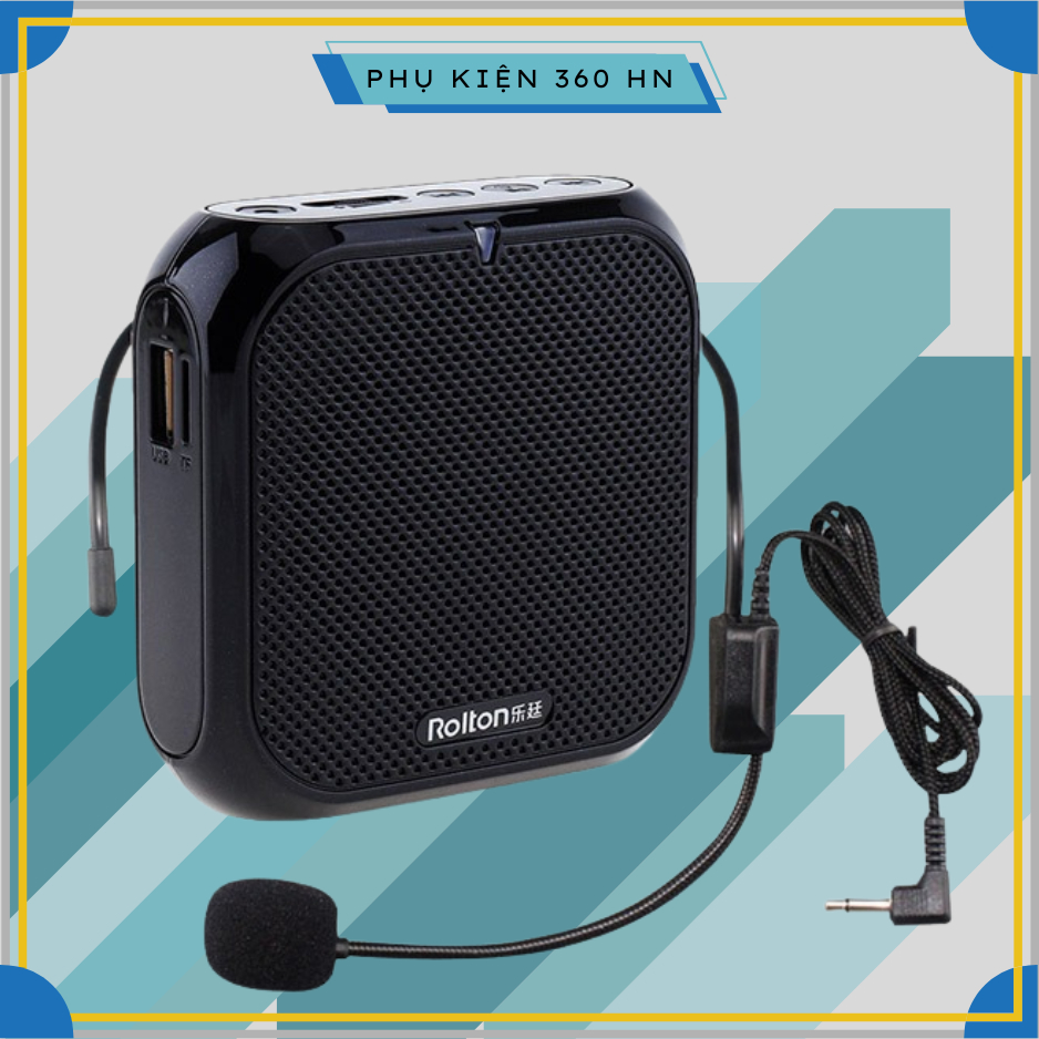 Máy Trợ Giảng Đa Năng 4 Trong 1 ROLTON K400 Kèm Micro Cài Đầu Có Dây | Shopee Việt Nam
