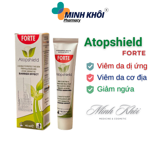 Atopshield Forte Kem giảm kích ứng da, giảm ngứa, hổ trợ phục hồi da ...