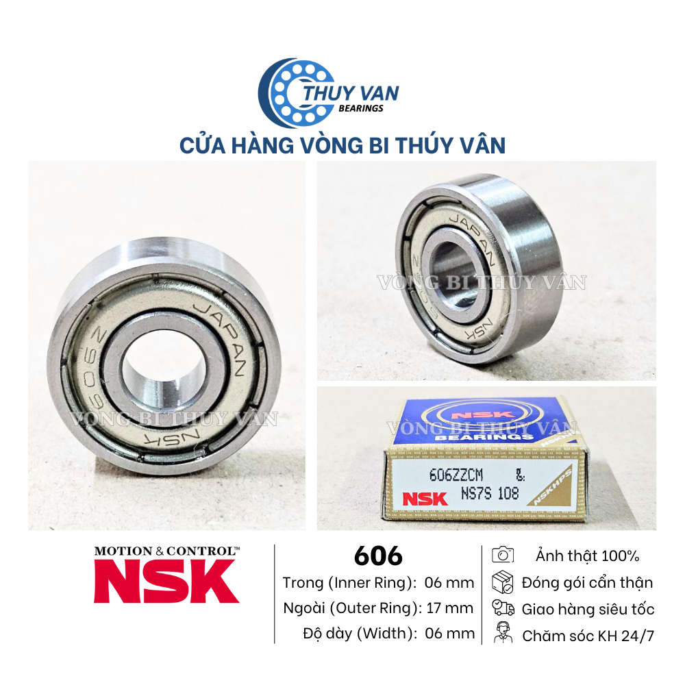 Vòng bi bạc đạn nhỏ, hạt tròn, cầu 606 607 608 625 635 682 688 698 699 nắp kim loại cao su (NS ...